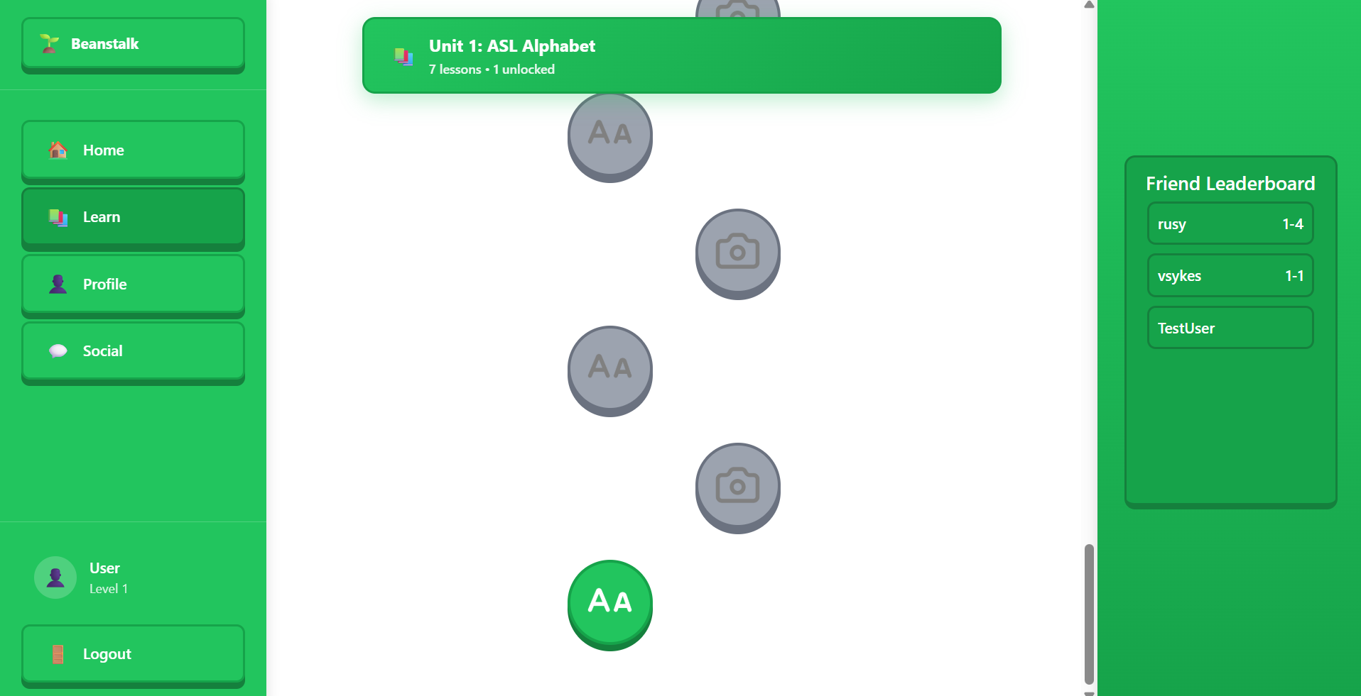 BeanStalk: AI-Powered Sign Language Learning Platform | Devpost