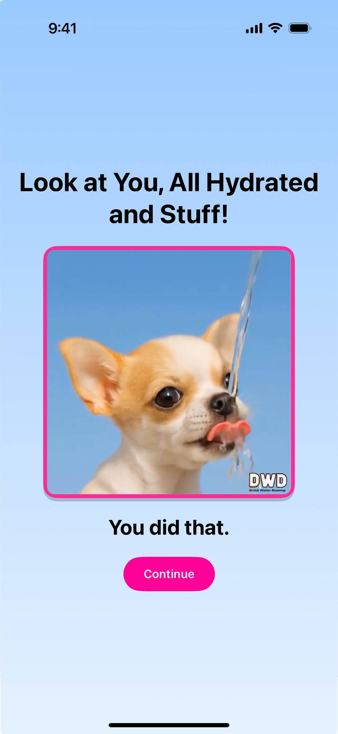 Drink Water, Dummy | Devpost