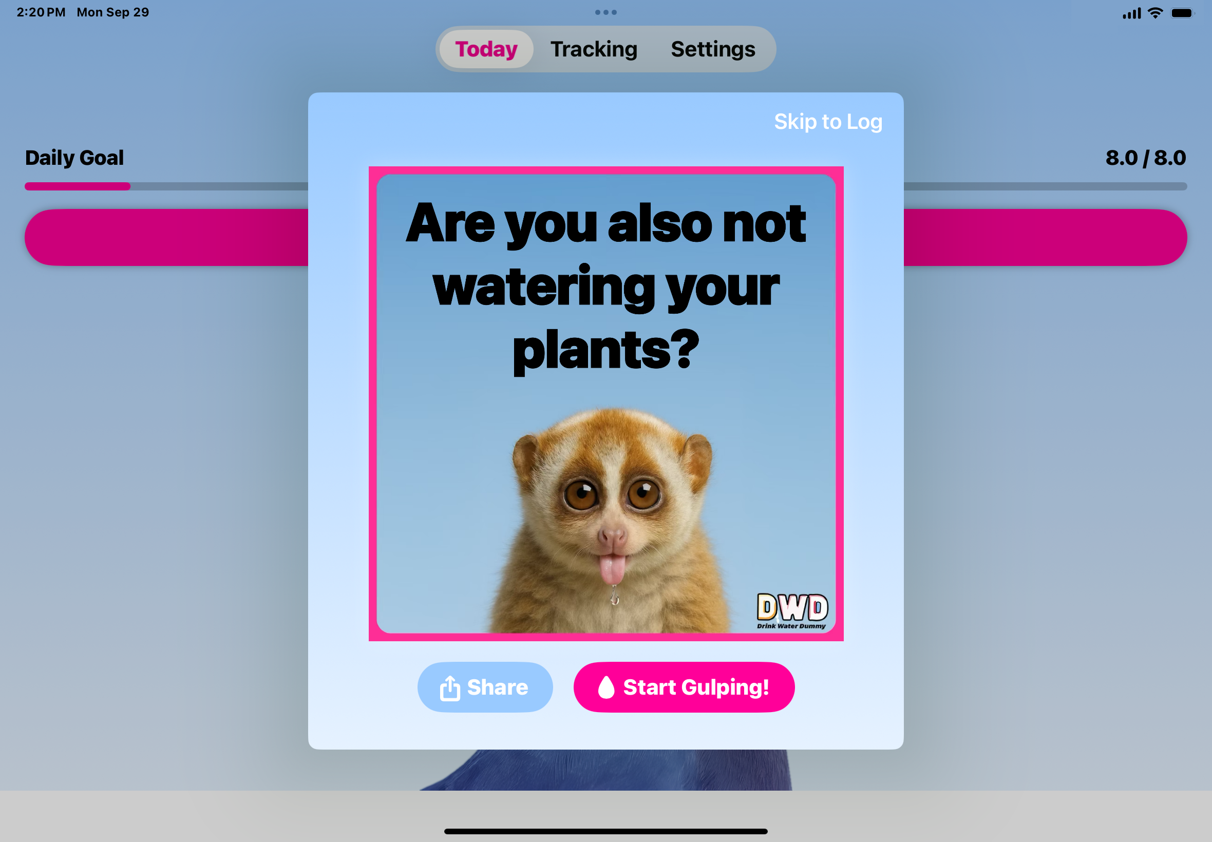 Drink Water, Dummy | Devpost