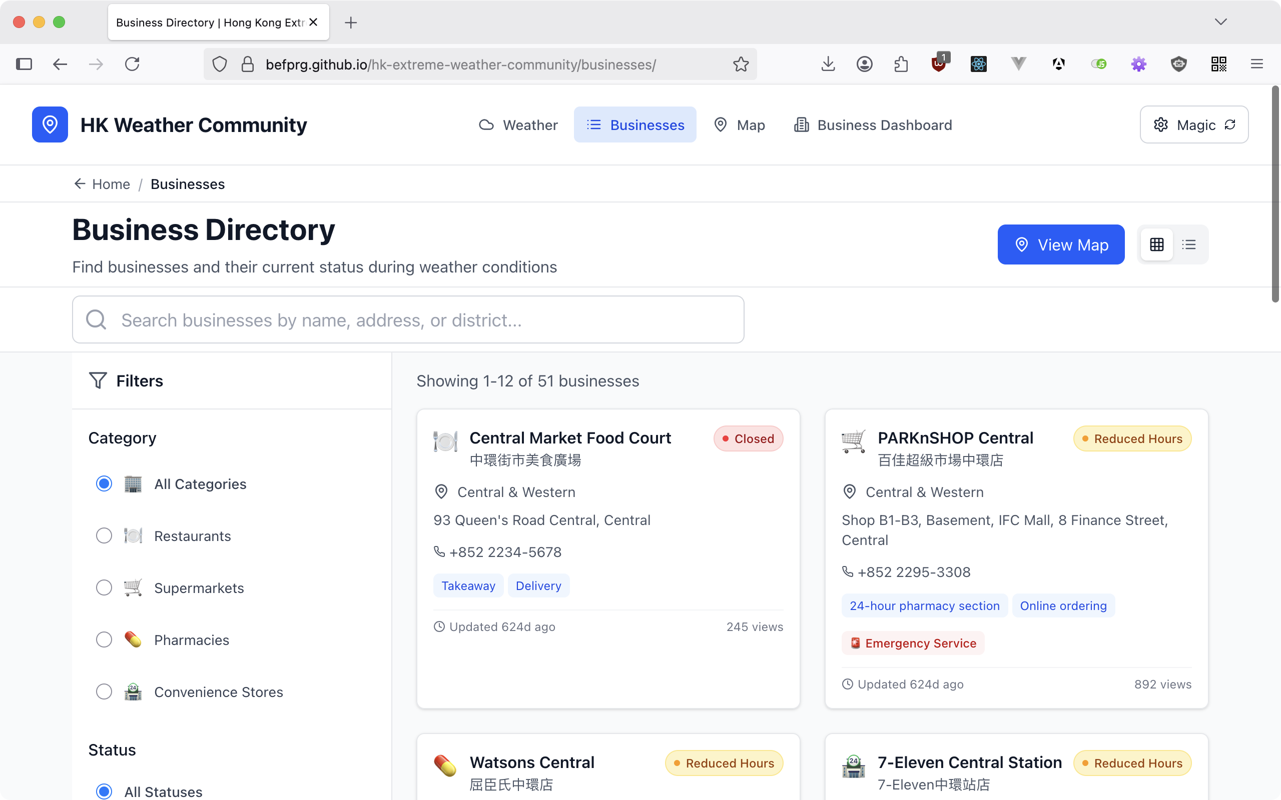 Hong Kong Extreme Weather Community | Devpost