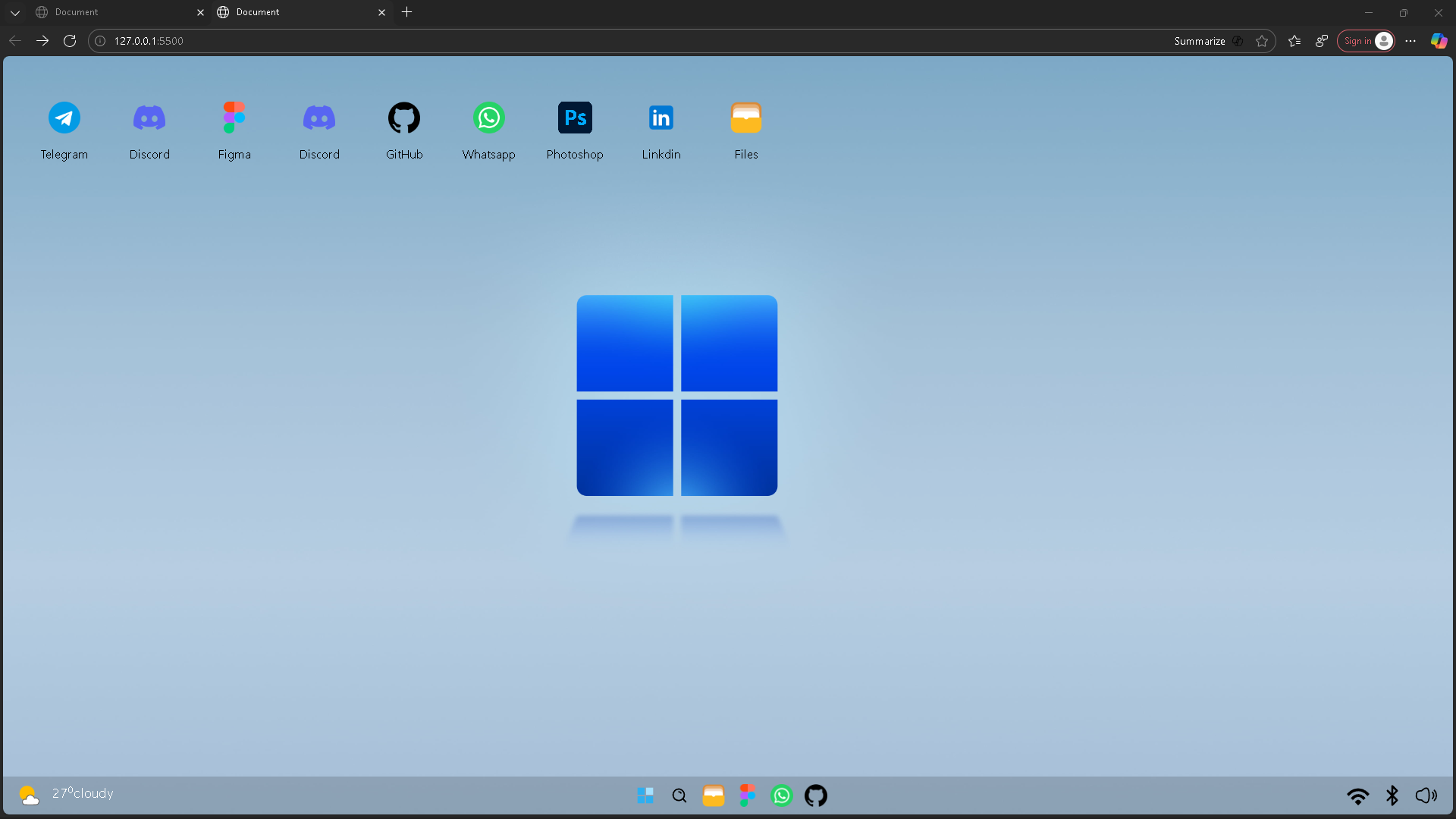 Clone of windows desktop | Devpost