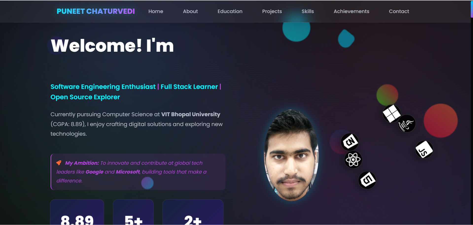 Personal Portfolio | Devpost