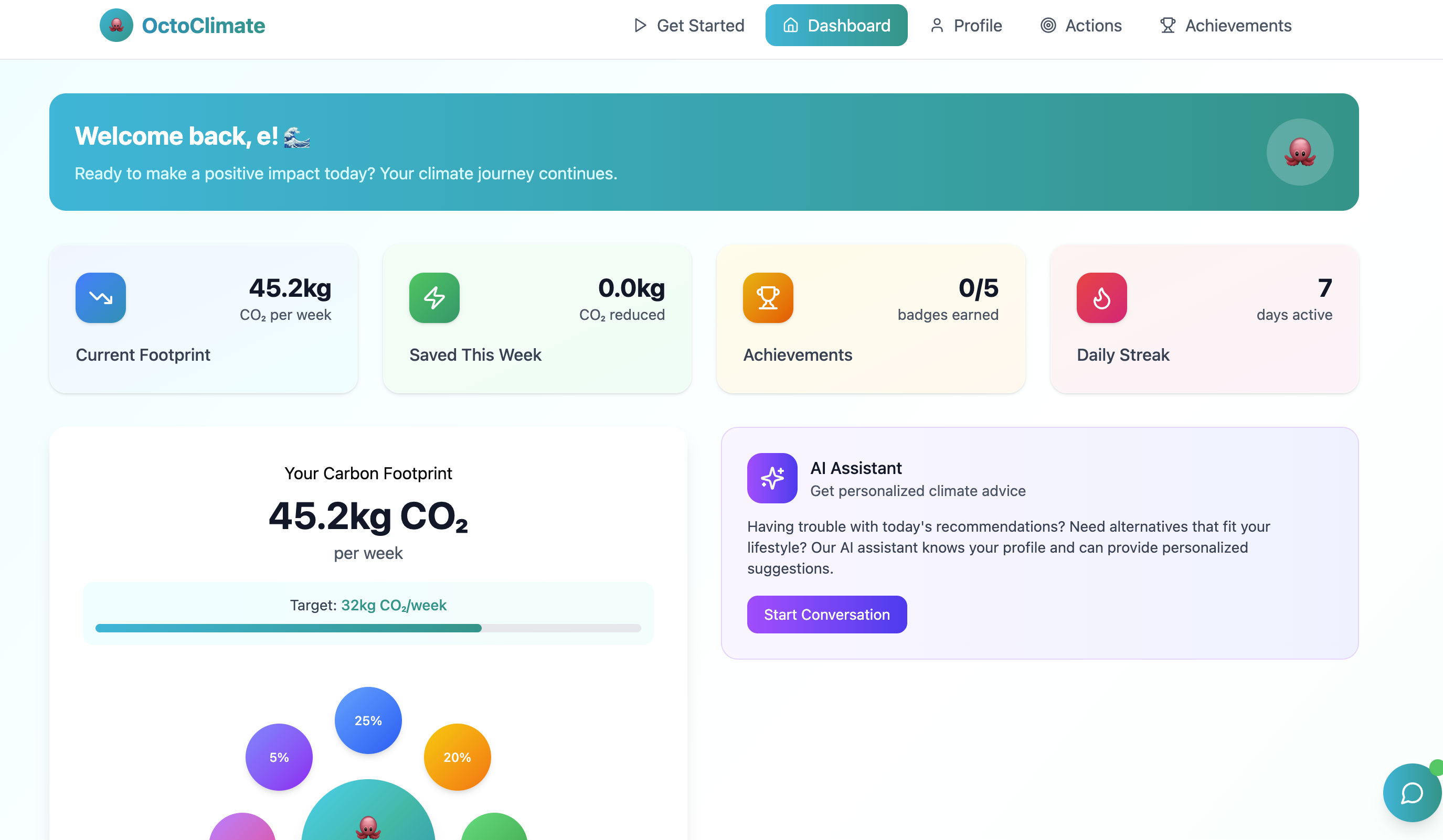 OctoClimate – AI Climate Companion 2.0 | Devpost