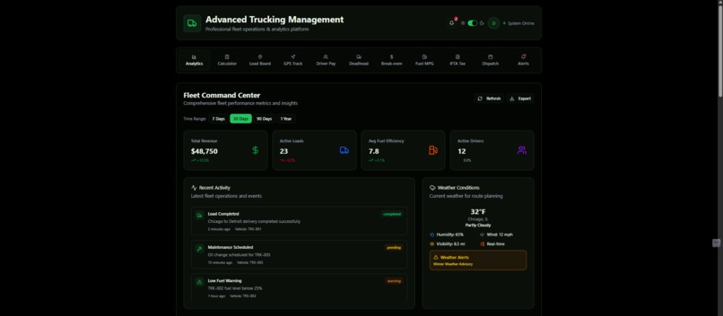 Trucking---Dispatch-Web-App | Devpost