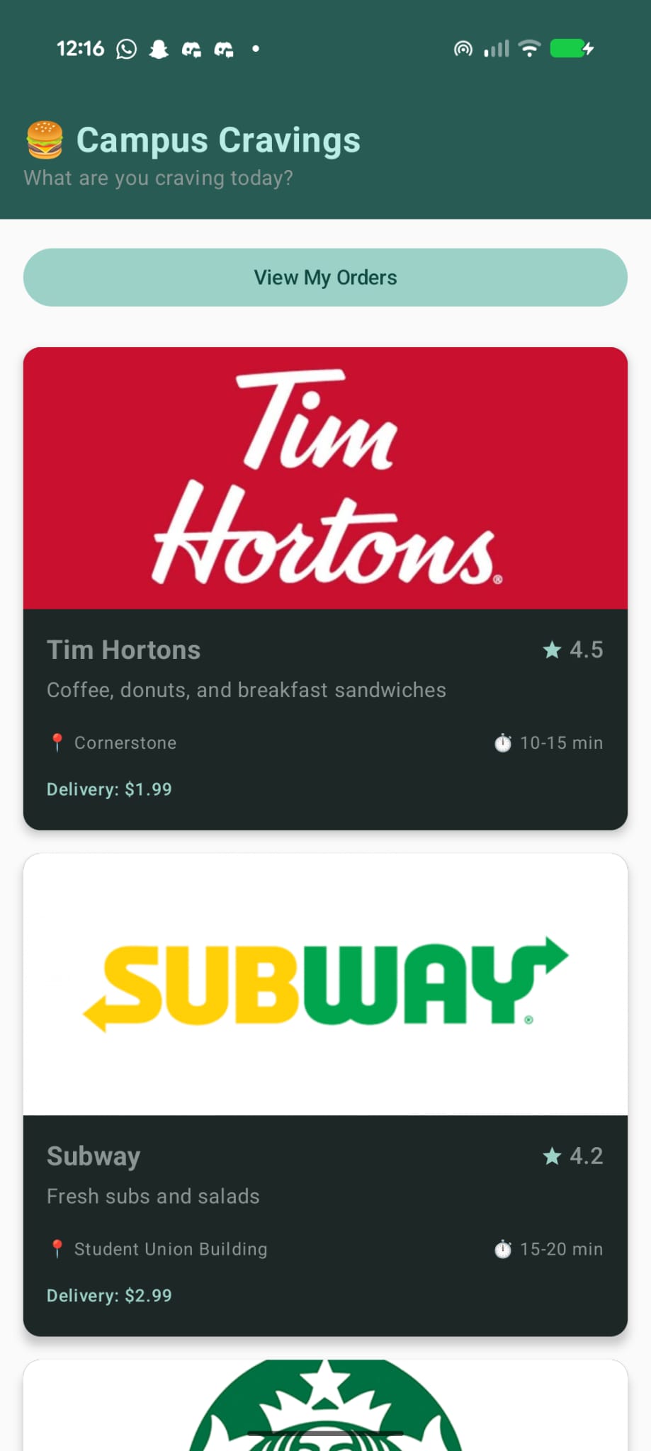 Campus-Cravings | Devpost