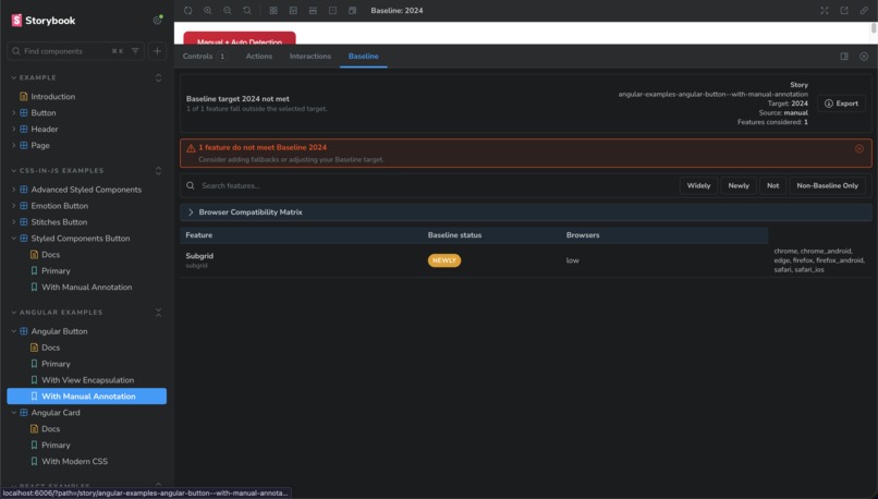 Storybook Addon Baseline | Devpost