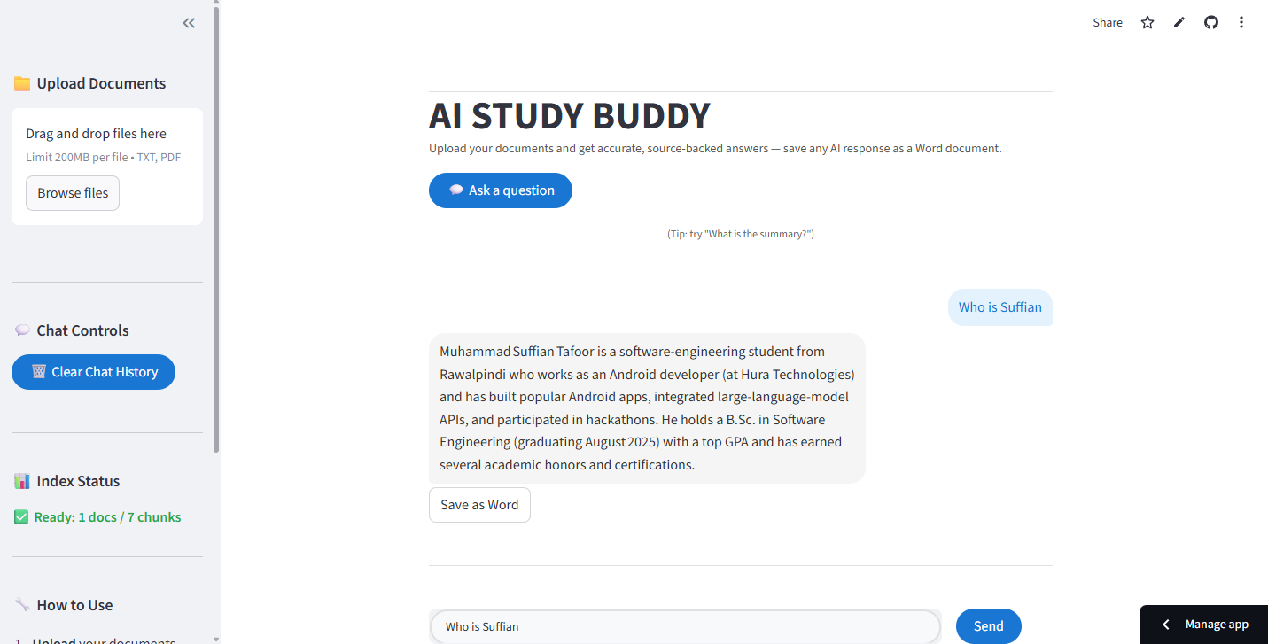 AI Study Budy | Devpost