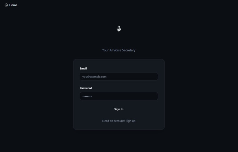 VocaDesk – Your AI Voice Secretary | Devpost