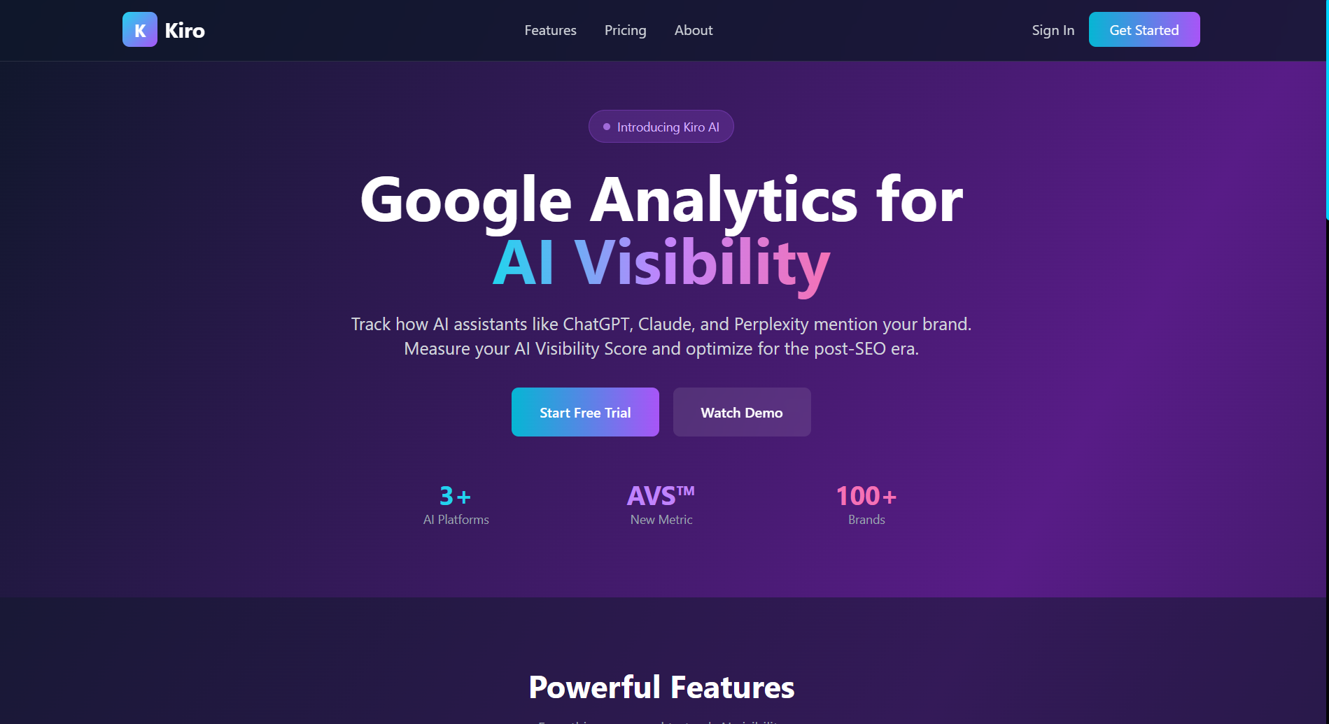 GeoSense: Discover How AI Sees Your Brand | Devpost