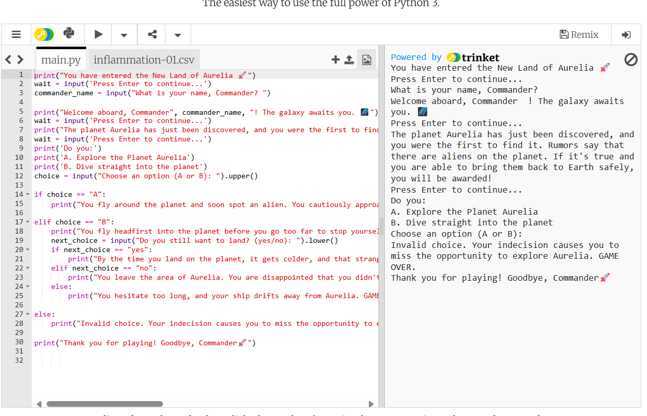 The Planet Aurelia | Devpost