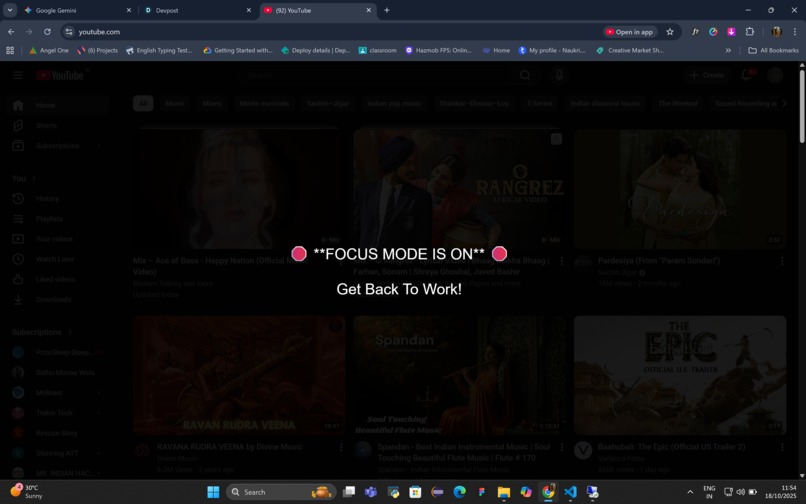 Focus Mode Quick Toggle | Devpost