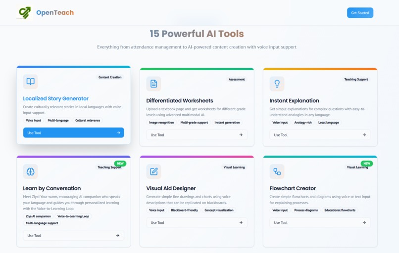 OpenTeach – AI-Powered Adaptive Learning Assistant | Devpost