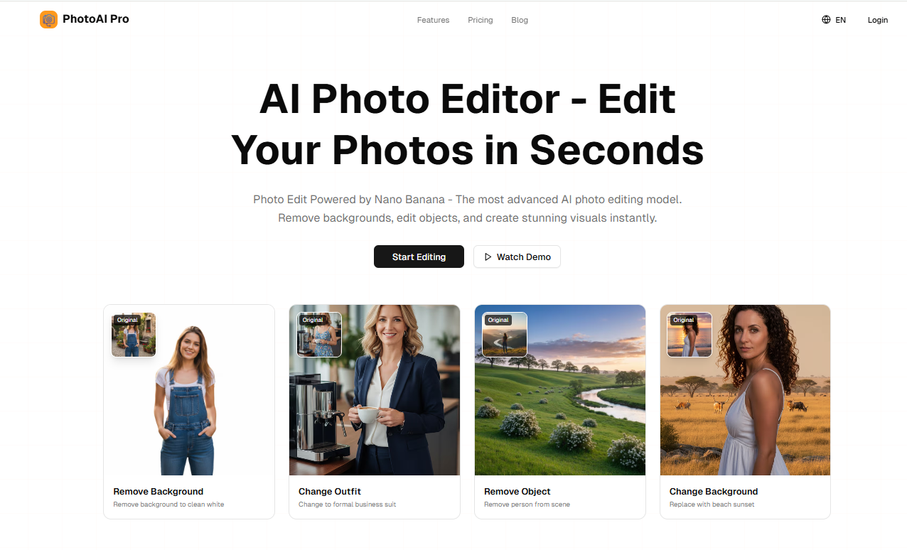 AI photo edit | Devpost