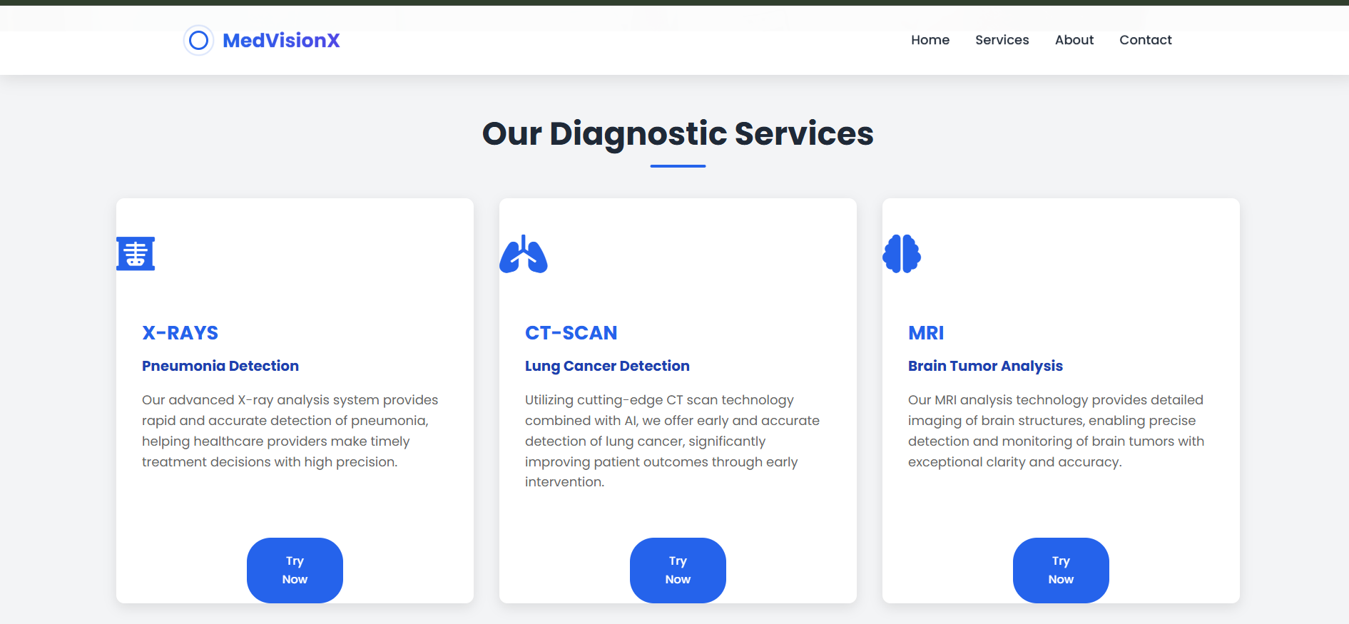 MedVisionX: AI-Powered Medical Image Diagnosis System | Devpost