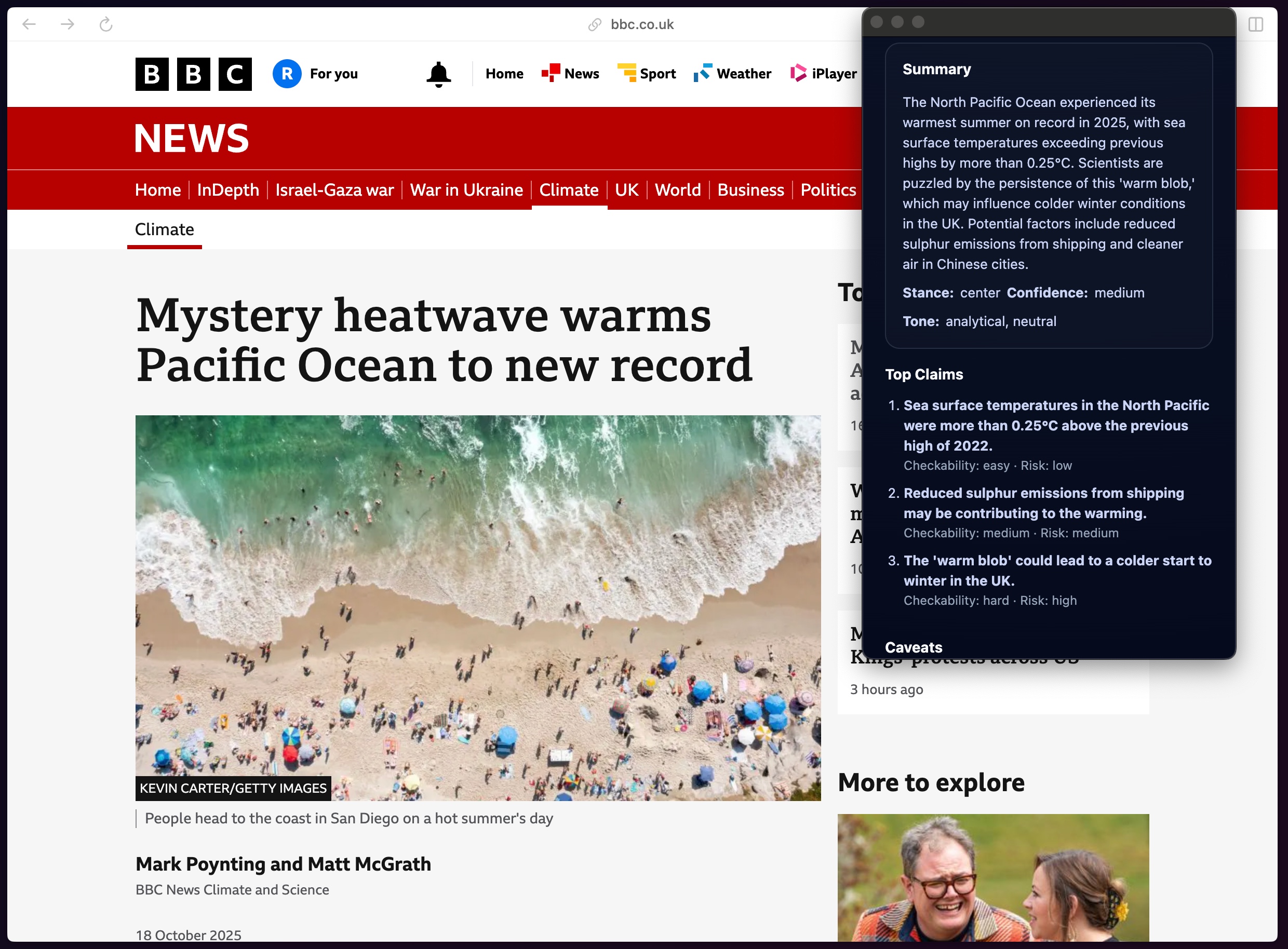 Narrative Lens - Browser Extension | Devpost