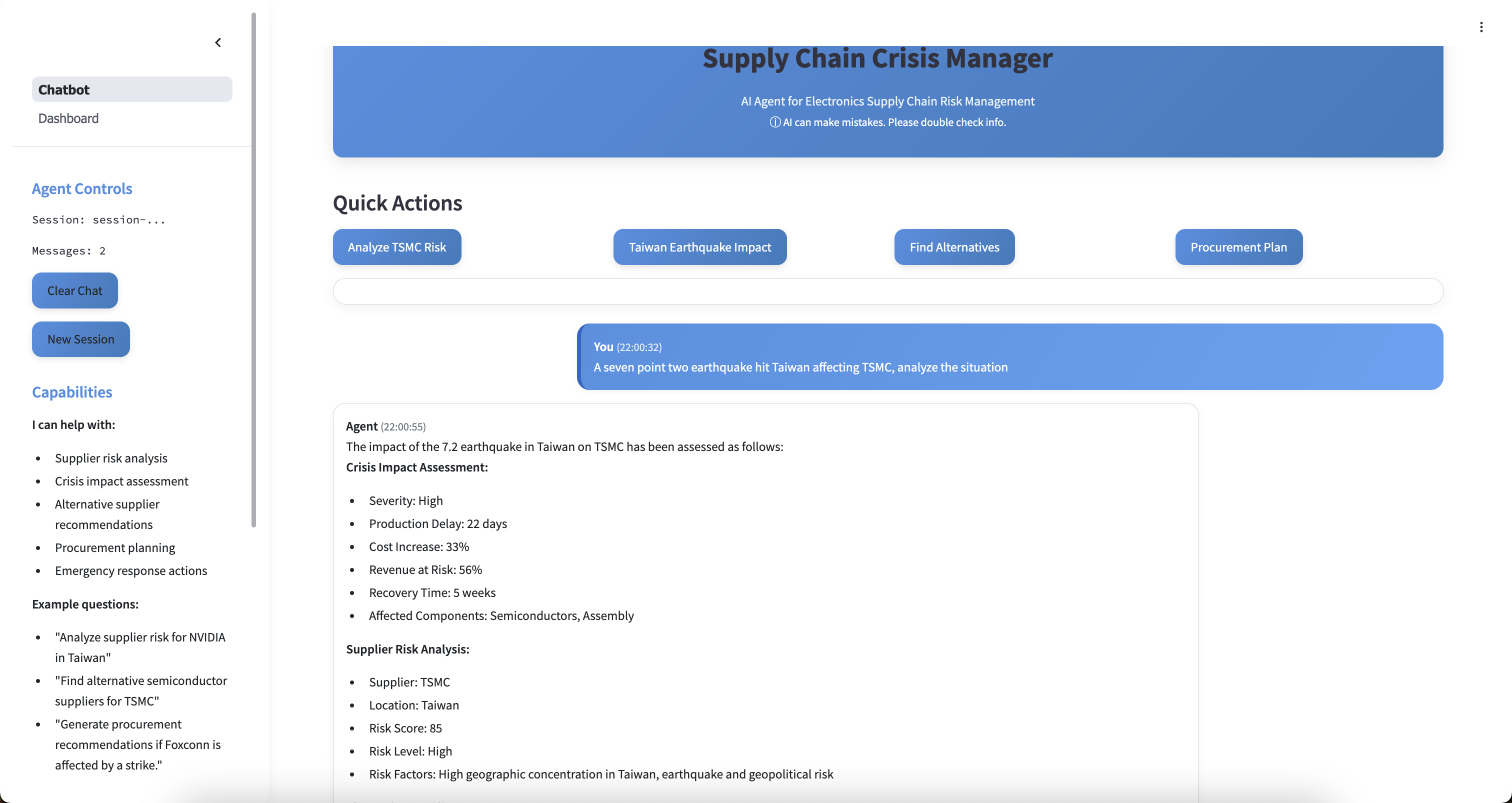 Supply Chain Crisis Manager | Devpost