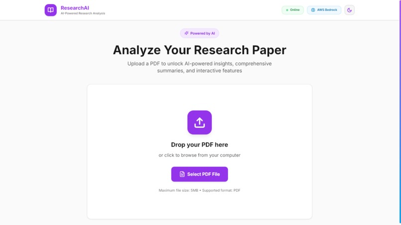 AI-powered research paper analysis system | Devpost