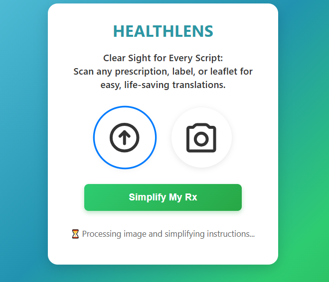 Health lens | Devpost