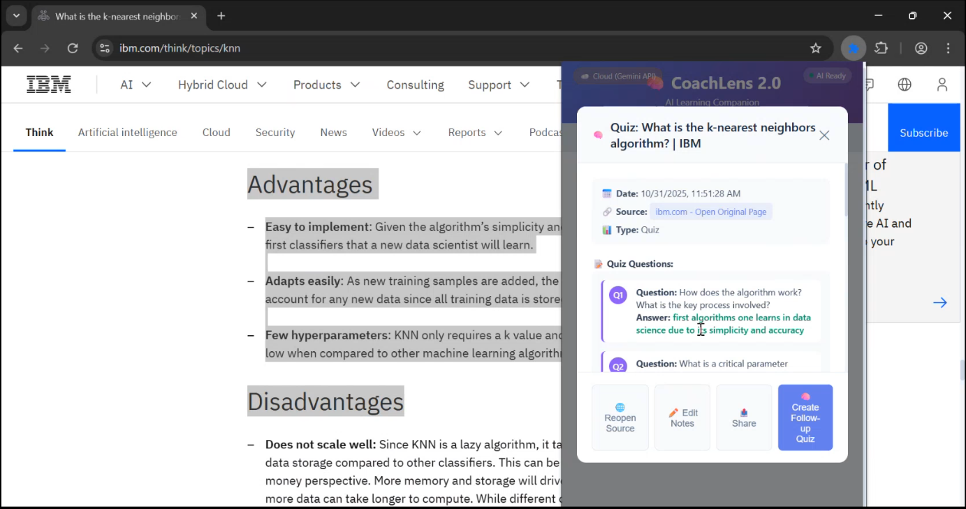 CoachLens 2.0 — Your On-Device AI Coach | Devpost