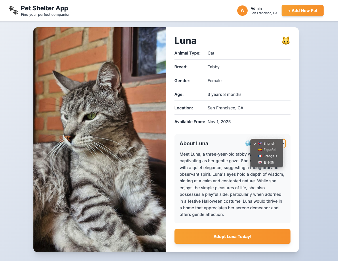 Pet Shelter App | Devpost