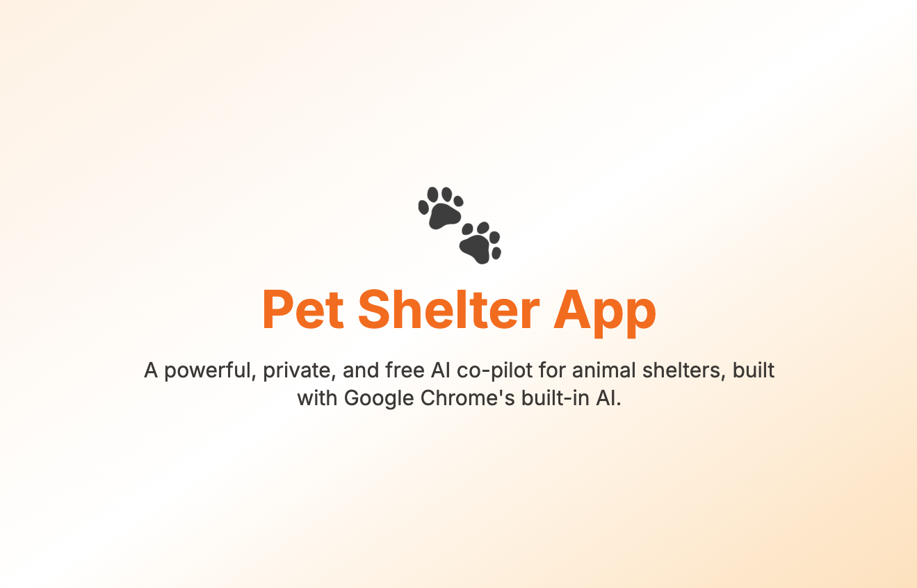 Pet Shelter App | Devpost