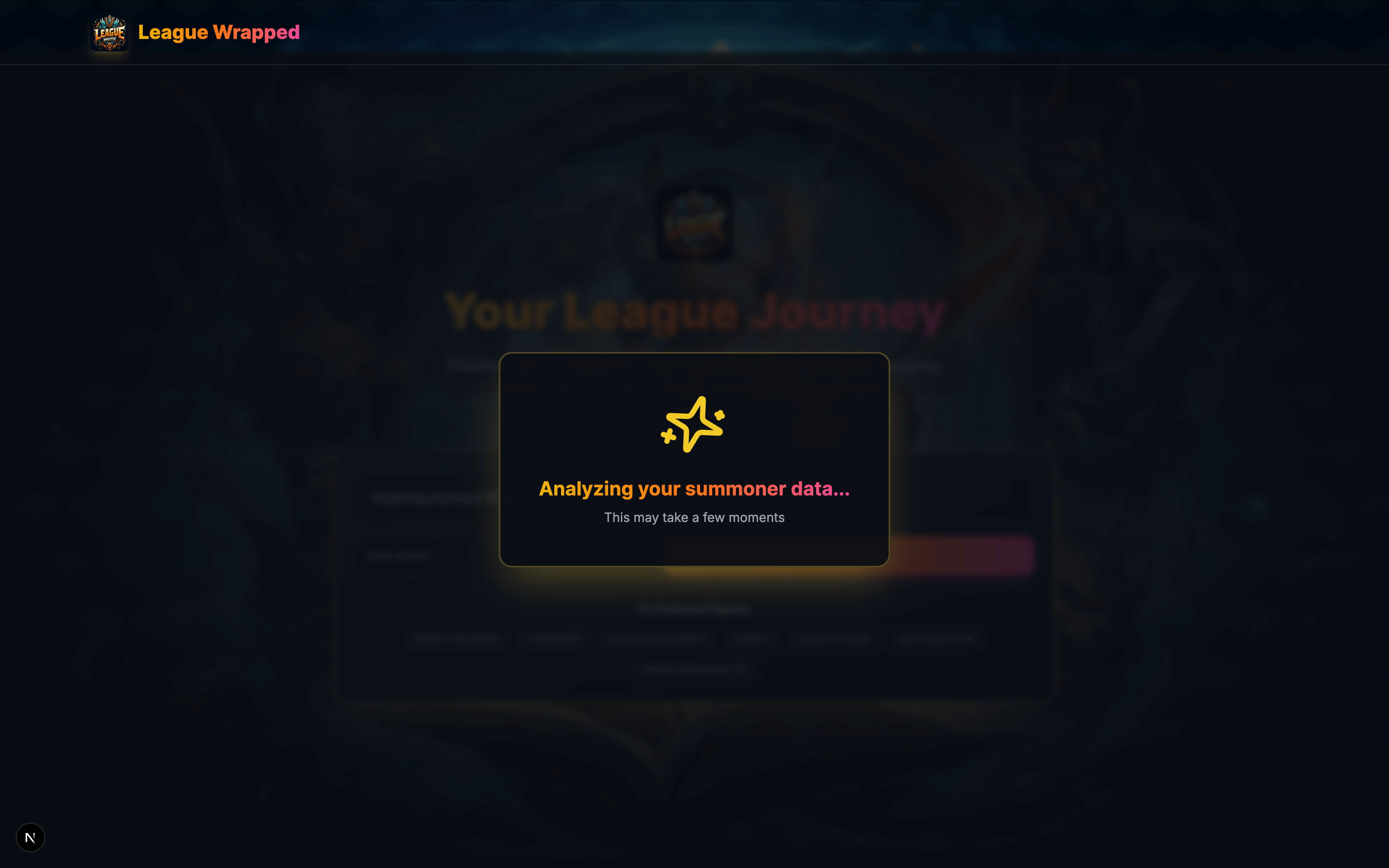 League Wrapped | Devpost