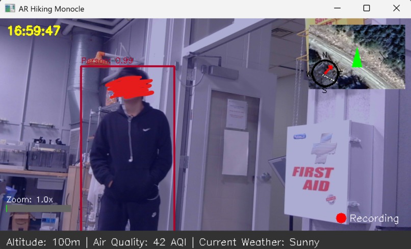 AR Hiking Monocle | Devpost