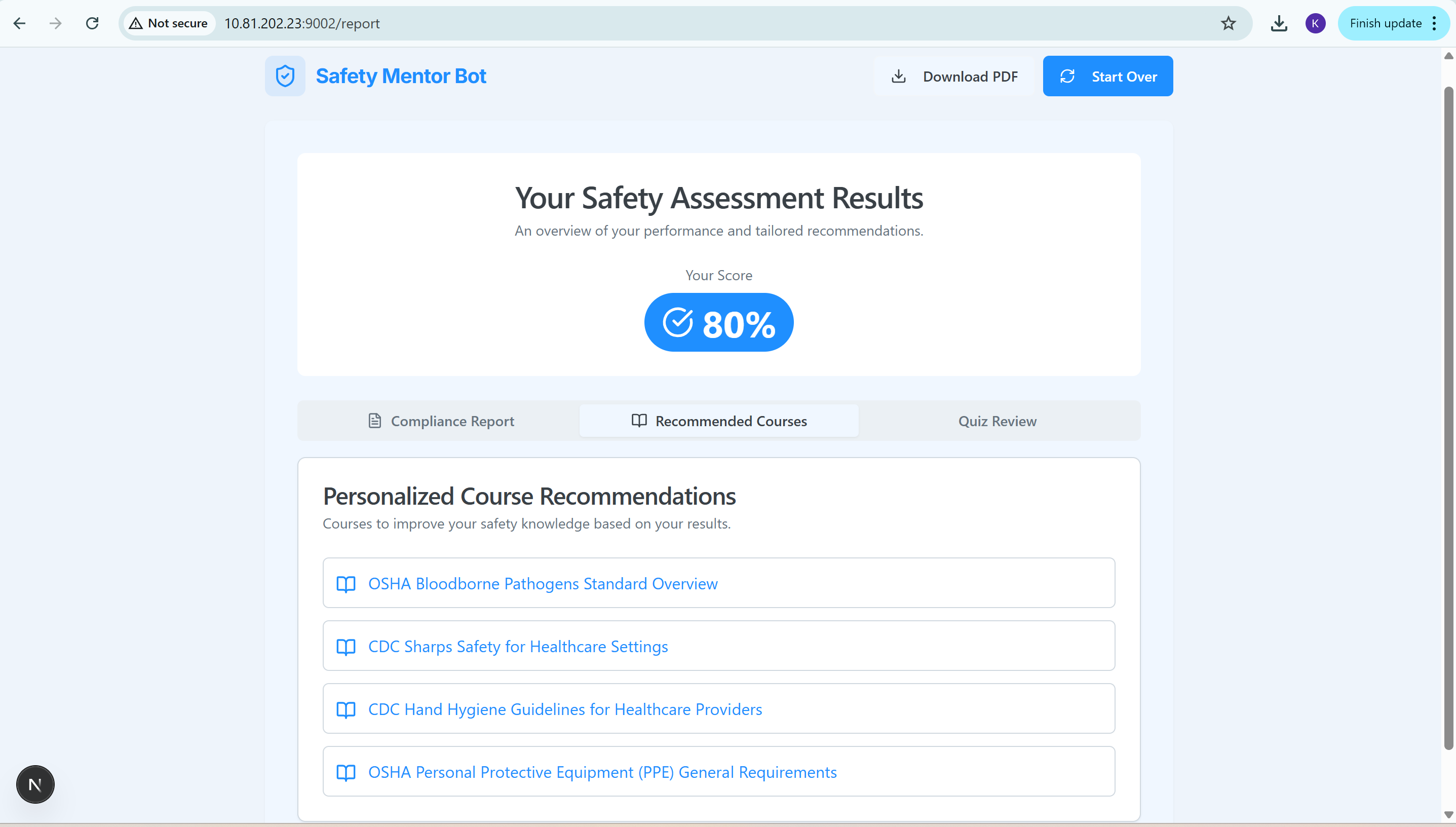 Safety Mentor Bot | Devpost