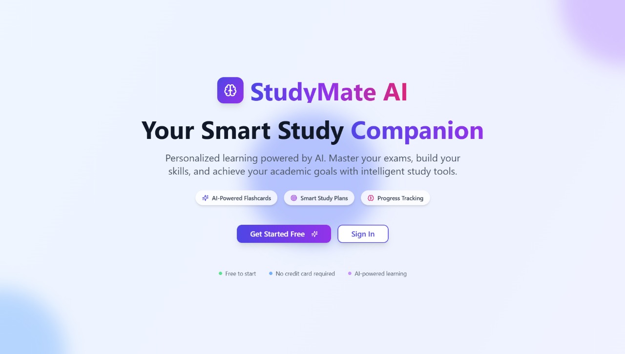 Study Mate AI | Devpost