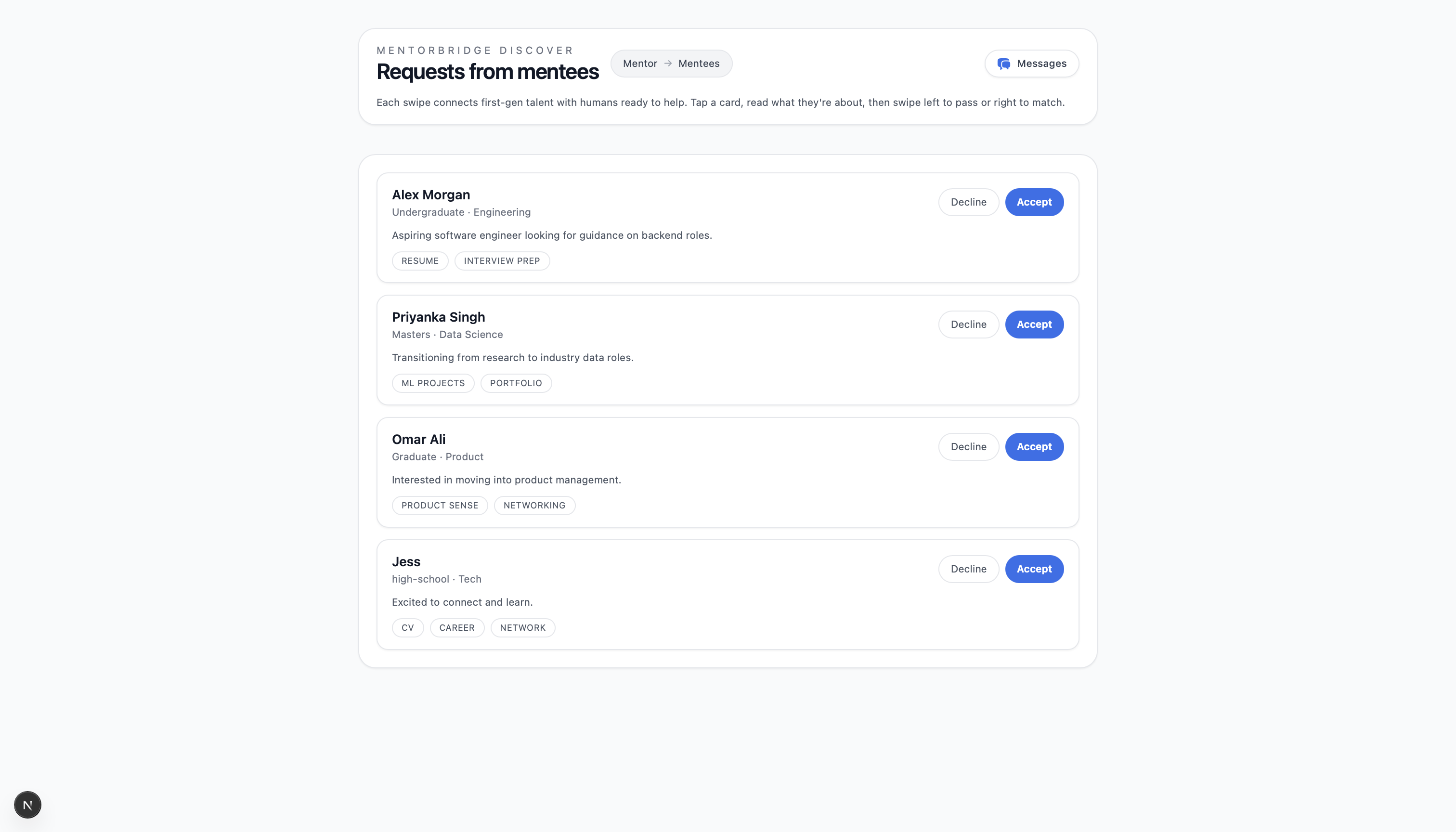 MentorBridge | Devpost