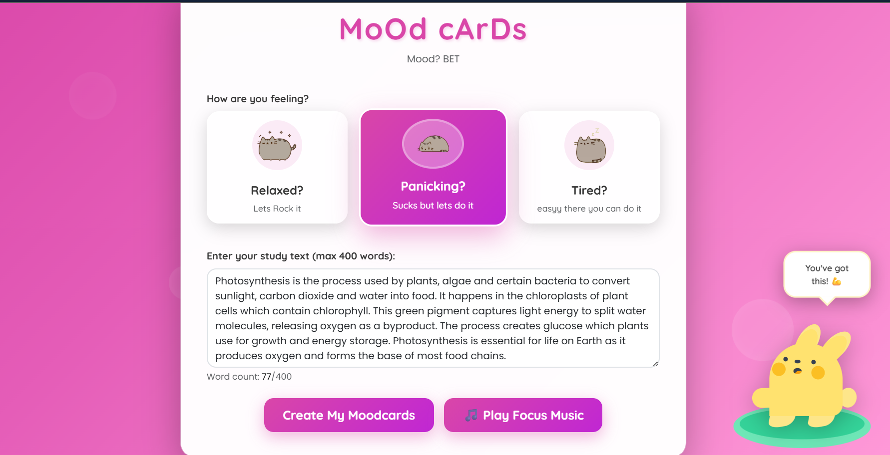 Mood Cards | Devpost