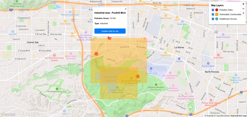 Health & Environmental Equity Map | Devpost