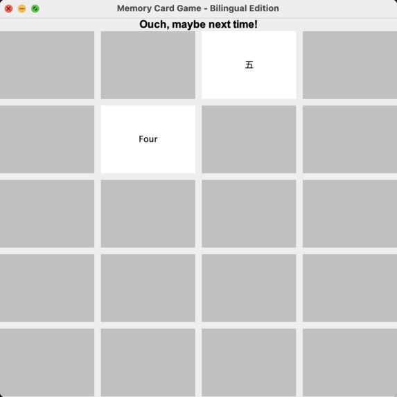 Memory Card Game (Bilingual Edition) | Devpost