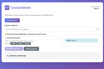 Creator Direct | Devpost
