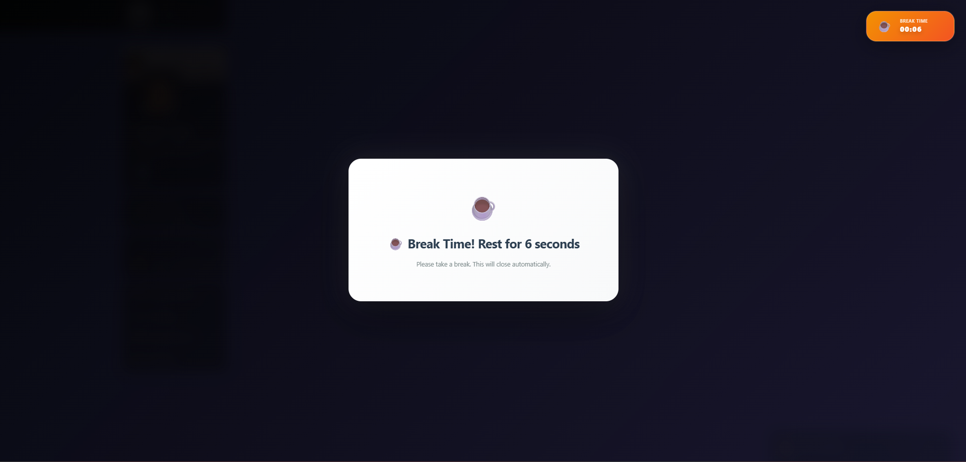 Comet Focus- Balances work time and Break time | Devpost