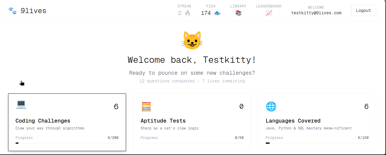 9Lives: Duolingo For Everything | Devpost