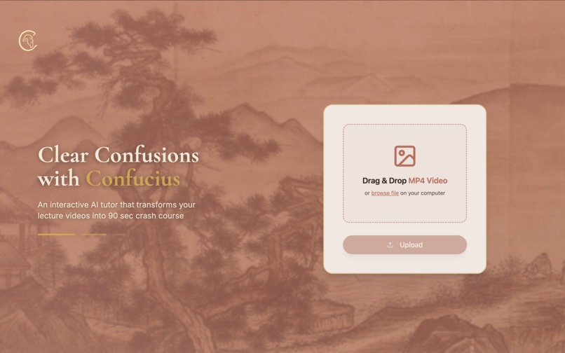 Confucius, Interactive AI Tutor | Devpost