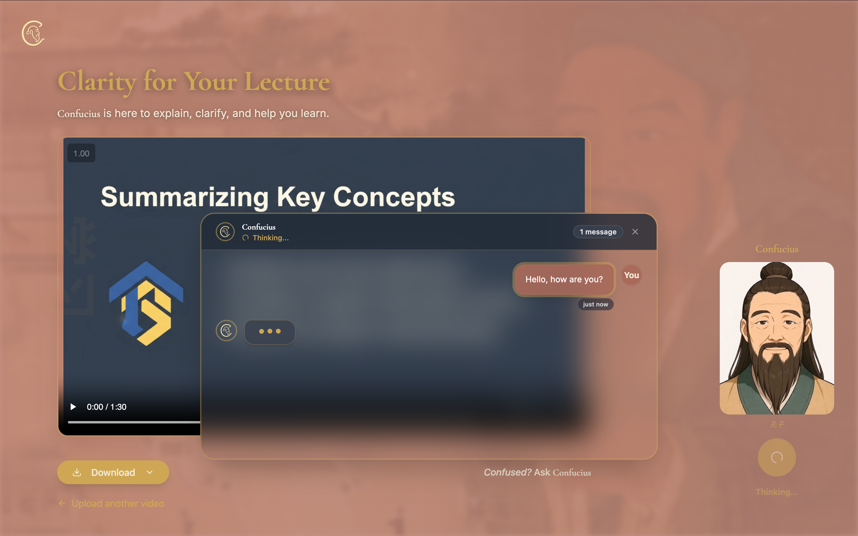 Confucius, Interactive AI Tutor | Devpost