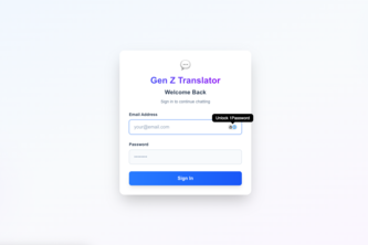 Gen-z Translator | Devpost