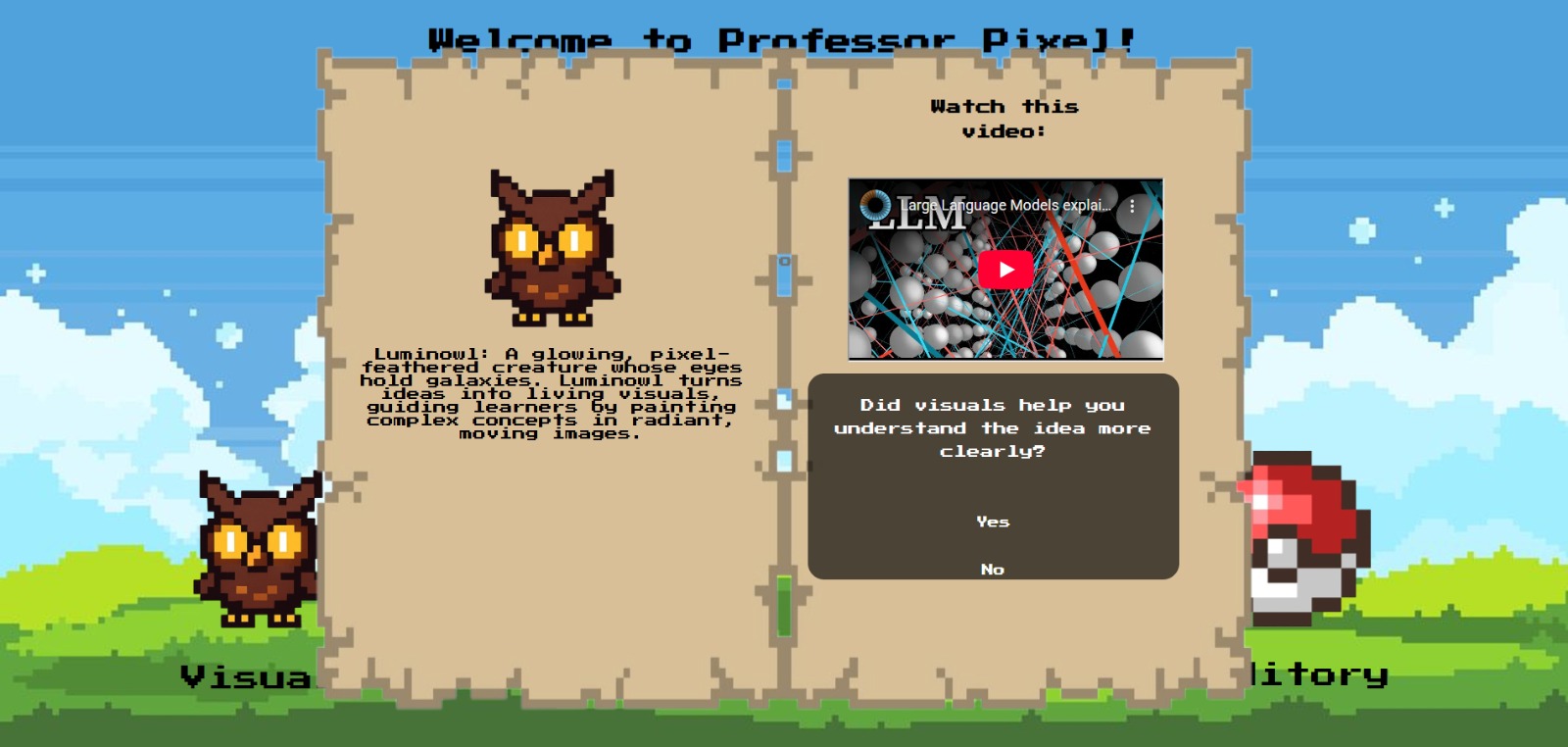 professor pixel | Devpost