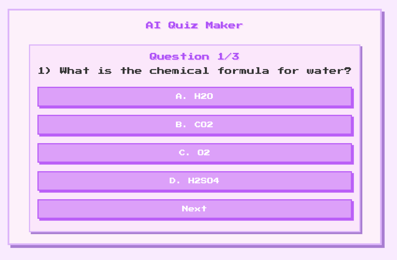 AI Quiz Maker | Devpost