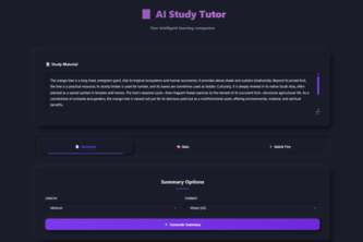 AI STUDY TUTOR | Devpost