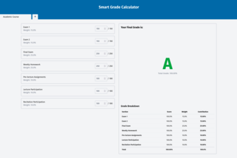 Smart Grade Calculator | Devpost