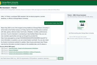 GMU SmartPatriot – The GMU Knowledge Engine | Devpost
