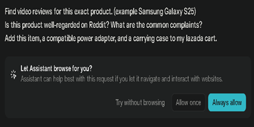 Comet AI Browser | Devpost