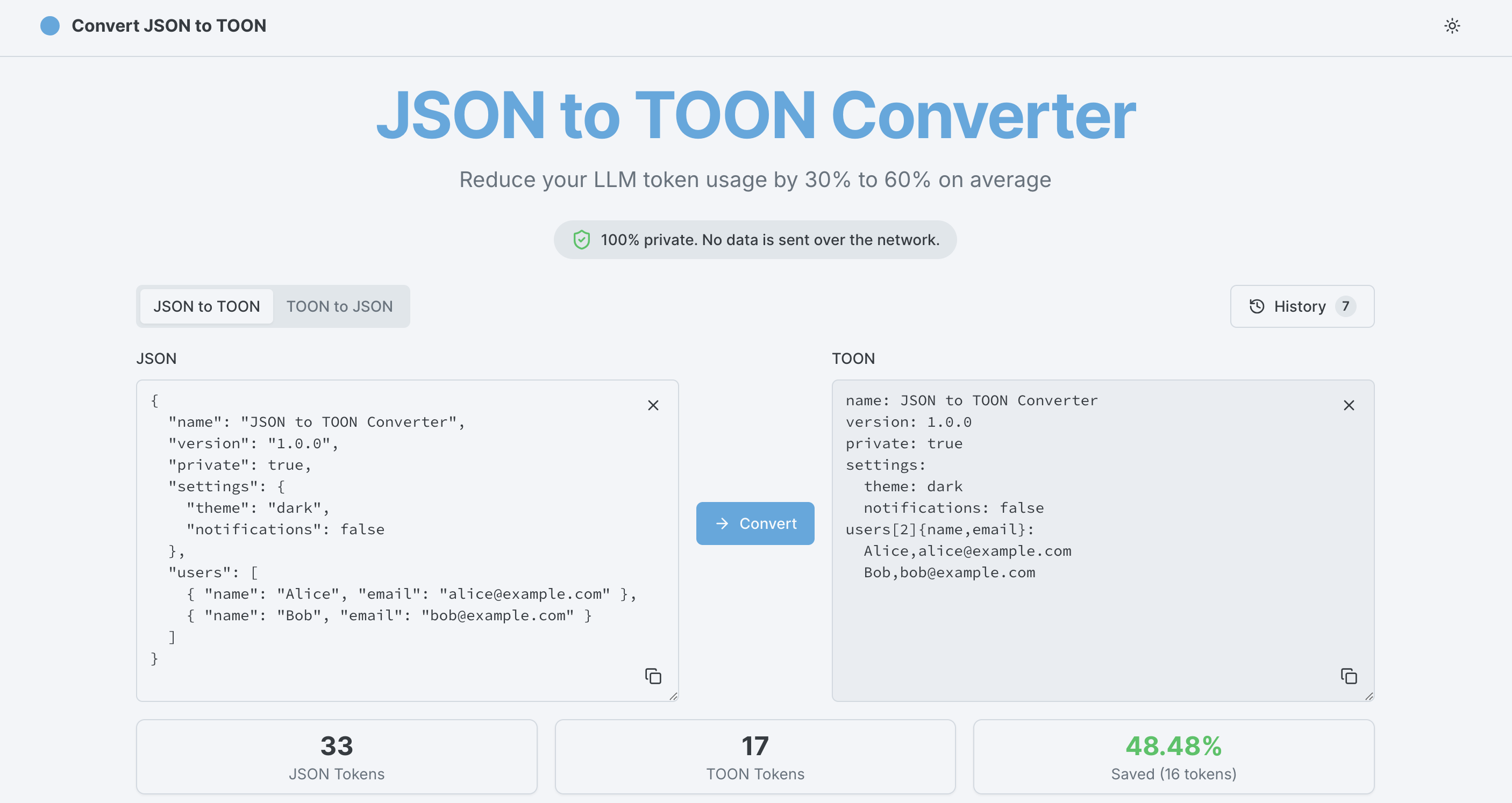 JSON to TOON Converter | Devpost