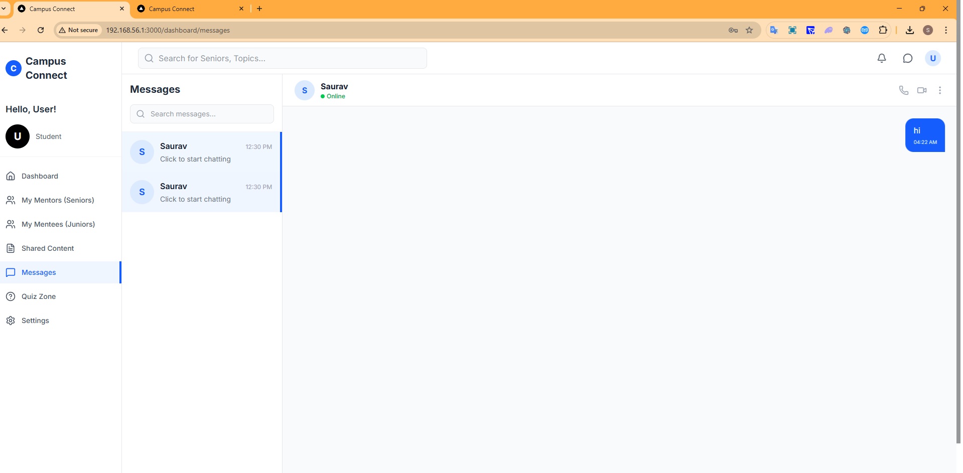 Campus Connect | Devpost