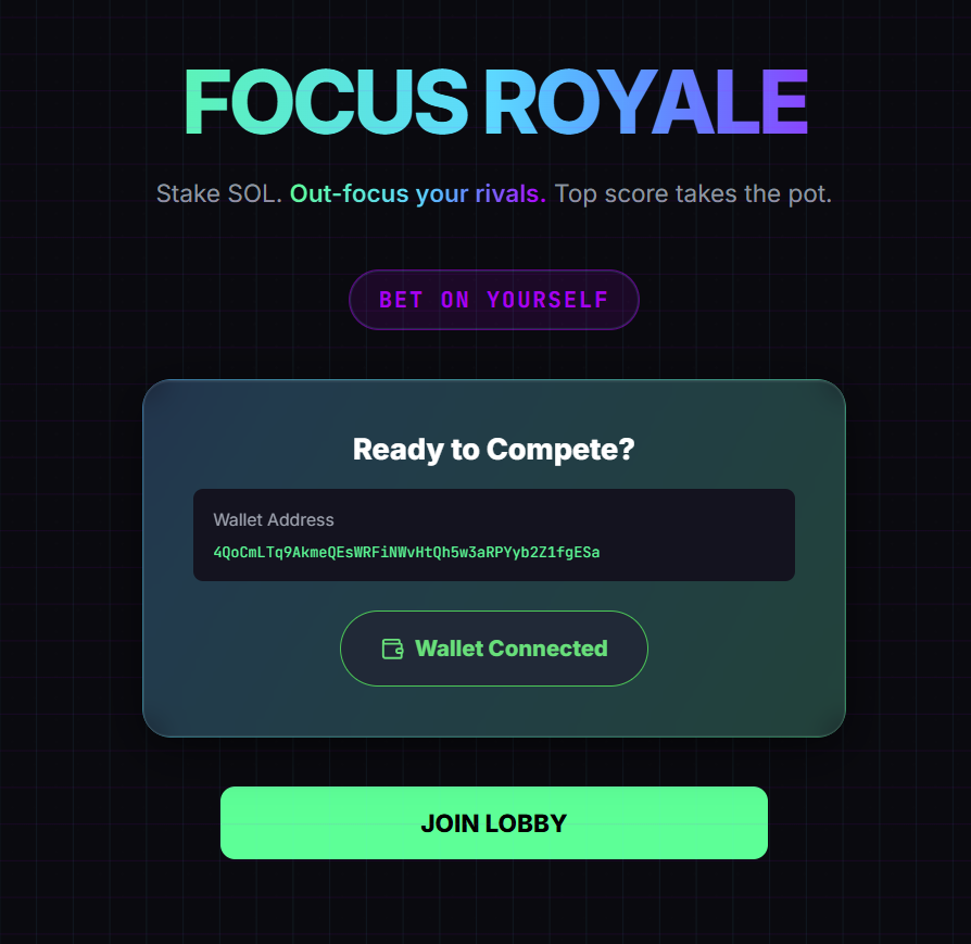 Focus Royale | Devpost