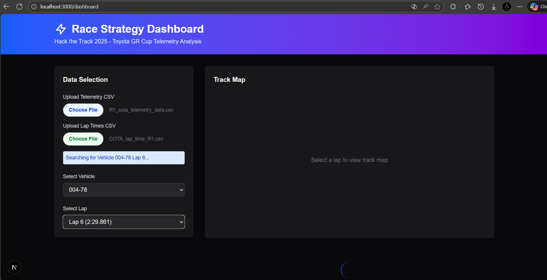 Race Strategy Dashboard | Devpost