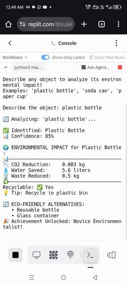 EcoVision AI - Environmental Impact Scanner | Devpost